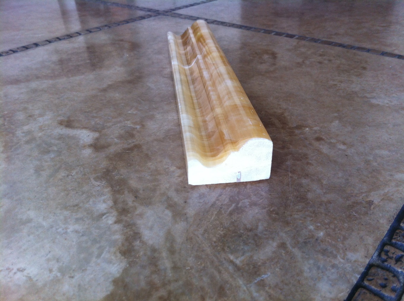 Stone & Tile Shoppe, Inc. Honey Onyx 2" x 12" Crown (Mercer) Molding ...