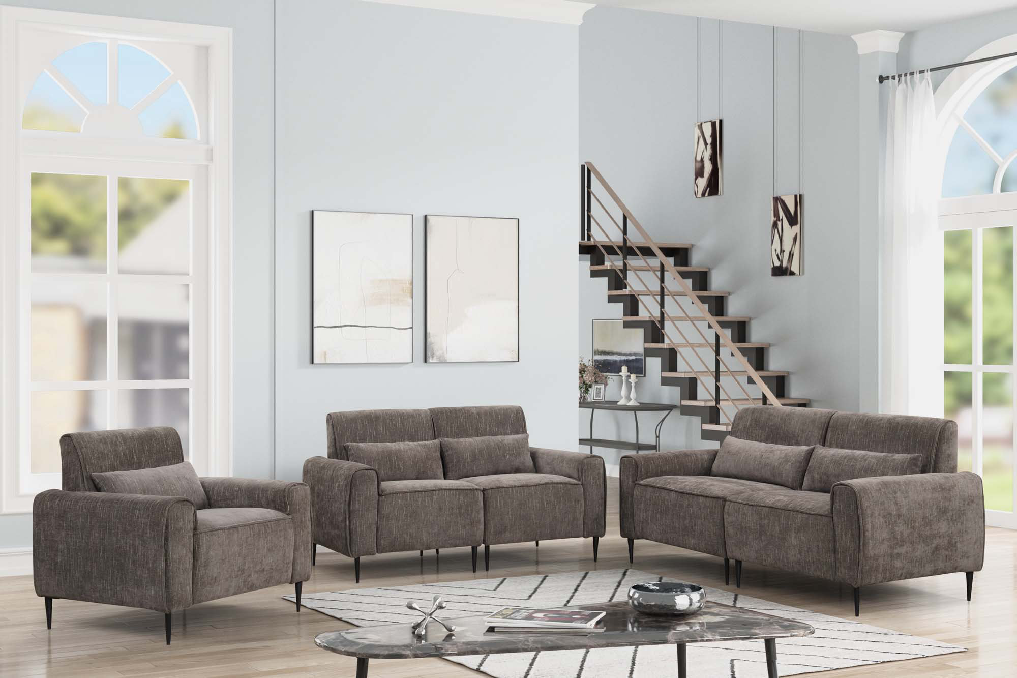 Jeltyprey 3 Piece Living Room Set | Wayfair