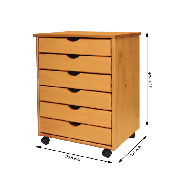 Rebrilliant Pitts 6 Drawer Storage Chest & Reviews | Wayfair