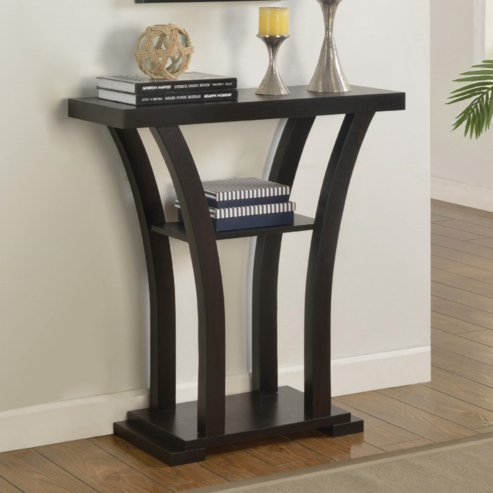 Lark Manor Hibbs 31.6" Transitional Draper Side Table with Pedestal ...