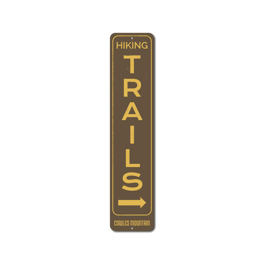 Lizton Sign Shop, Inc Hiking Trails Vertical Custom Aluminum Sign | Wayfair