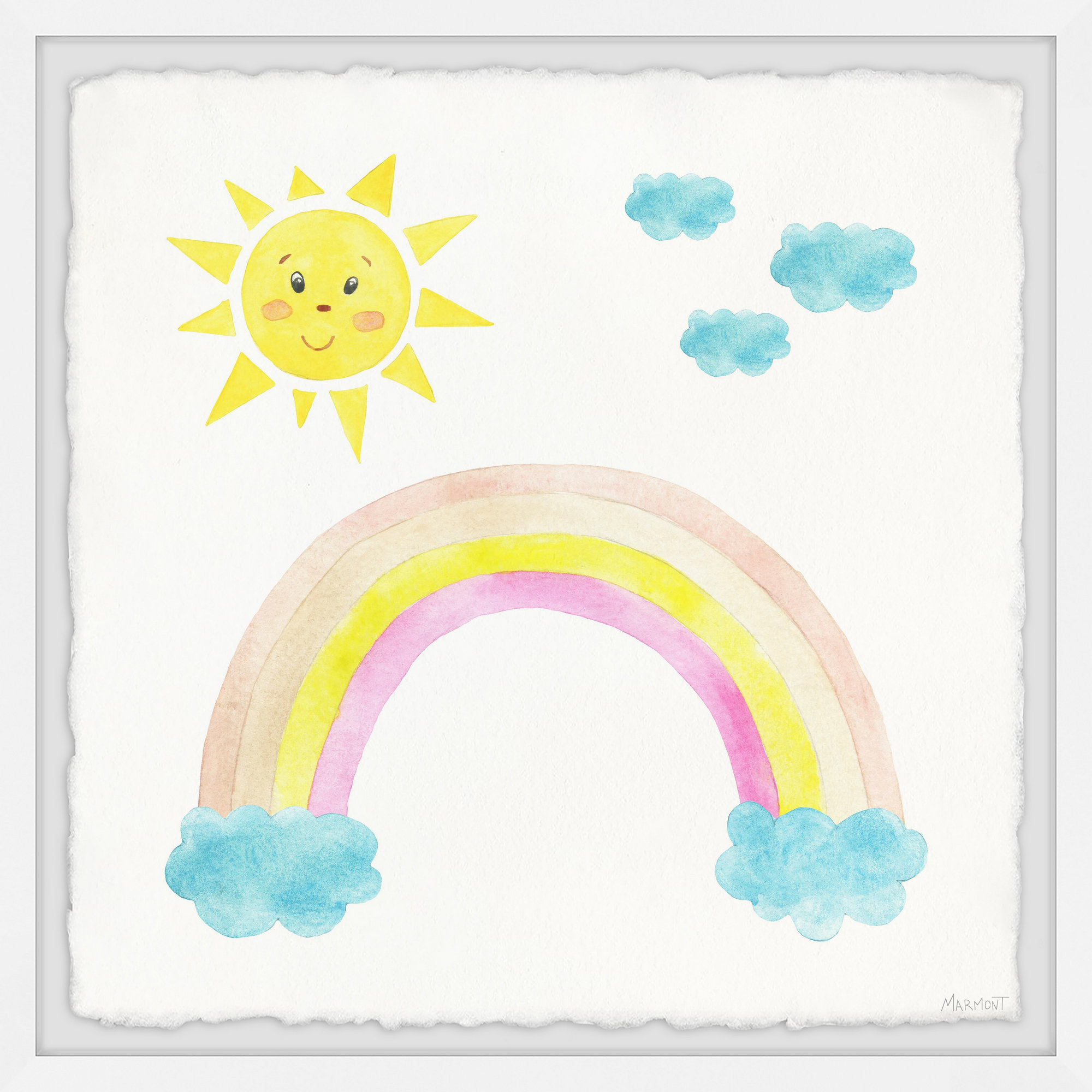 Isabelle & Max™ Gatling Rainbow Express Framed Print | Wayfair