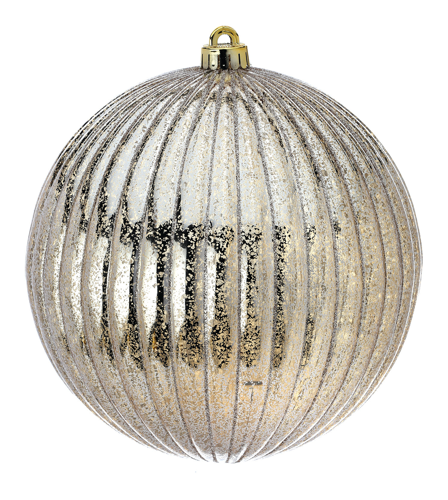 Everly Quinn 200Mm Vp Merc Ridged Glt Stripe Ball Bx1 | Wayfair