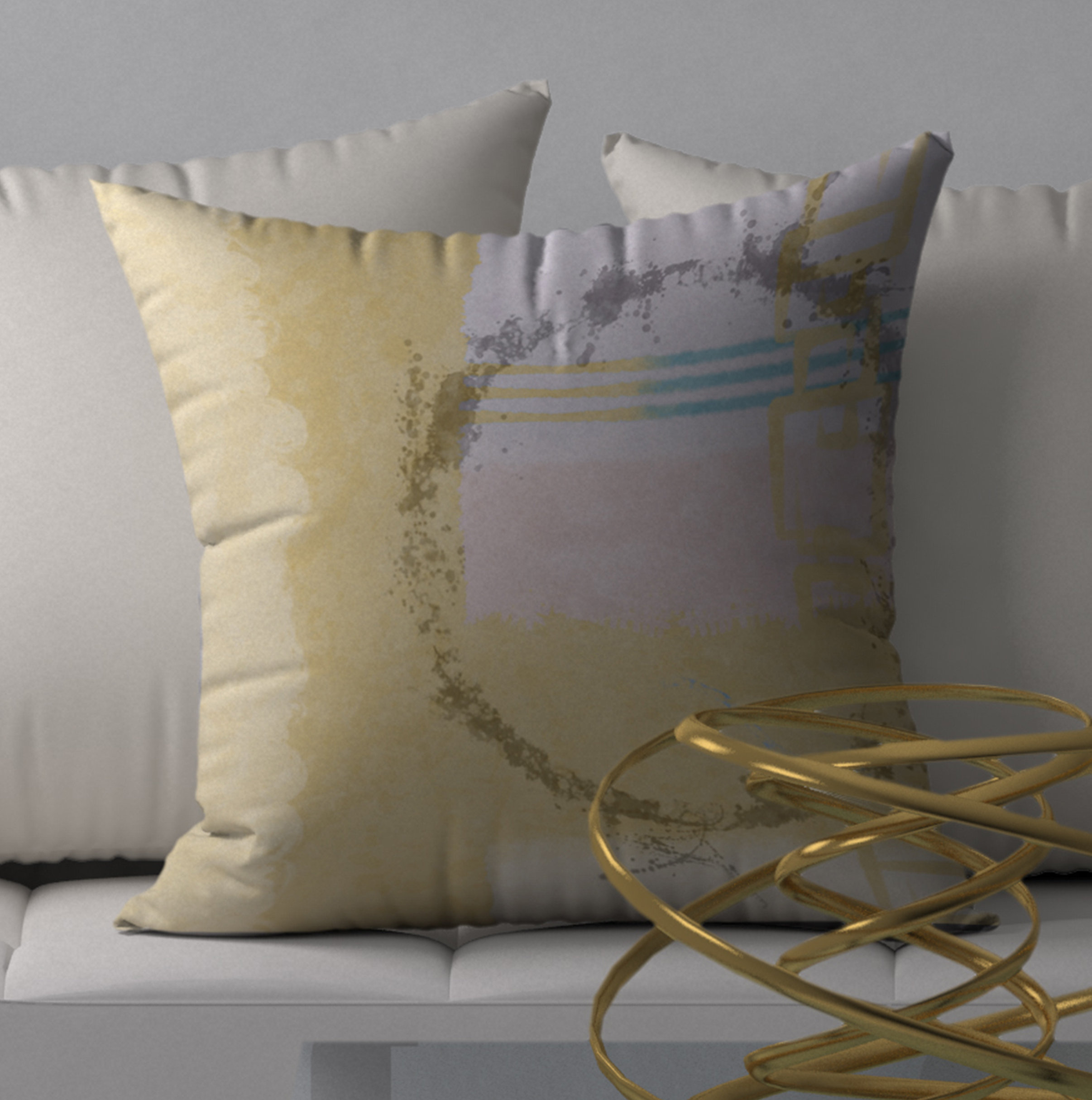 LeRoi Products Prime Versatile Decorative Square Pillow Cover & Insert ...