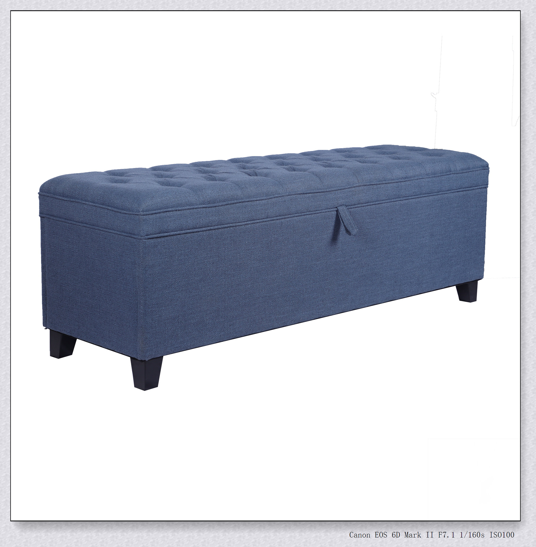 Latitude Run® 55.3 Inch Extra Long Storage Ottoman Entryway Bench with ...