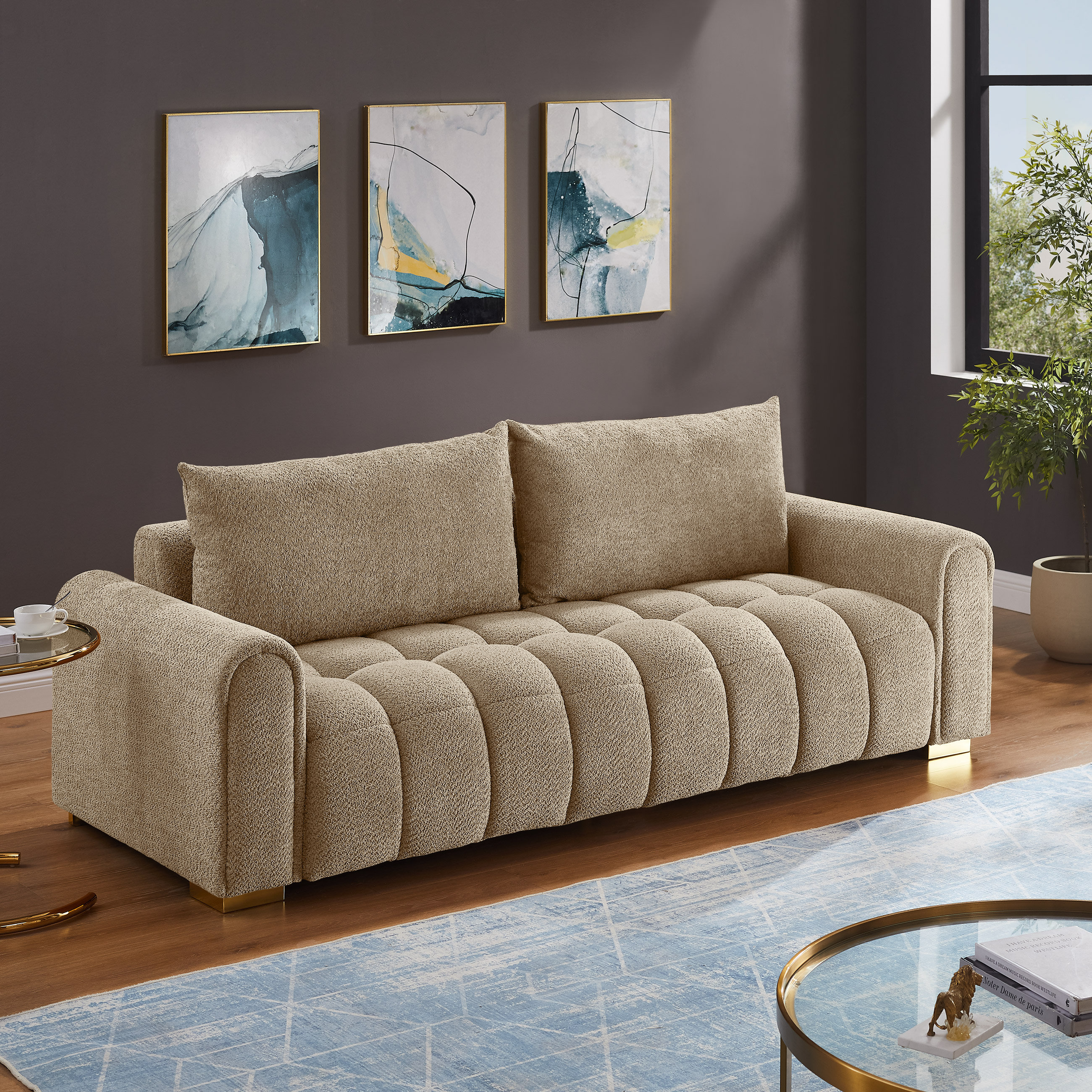 Latitude Run® Rislin 87.79'' Upholstered Sofa - Wayfair Canada