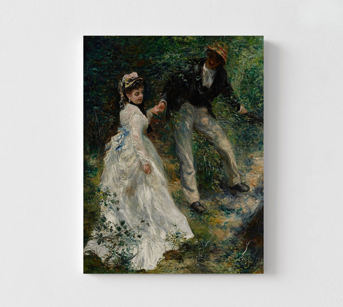WeFrameArt La Promenade By Pierre-Auguste Renoir, Classic Painting Gift ...