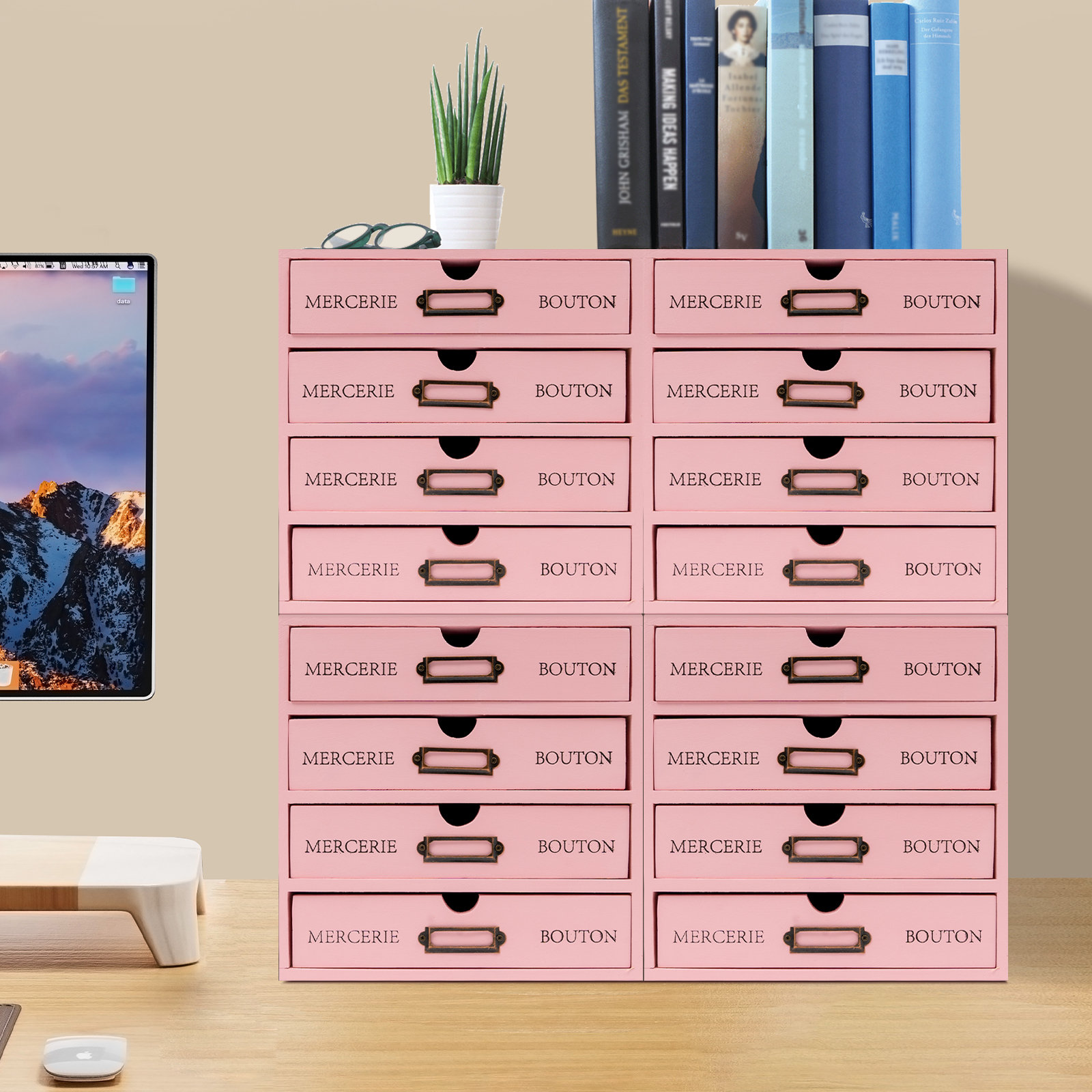 Loon Peak® Hadumoth 4-Slot Wooden Desk Drawer Unit & Reviews | Wayfair