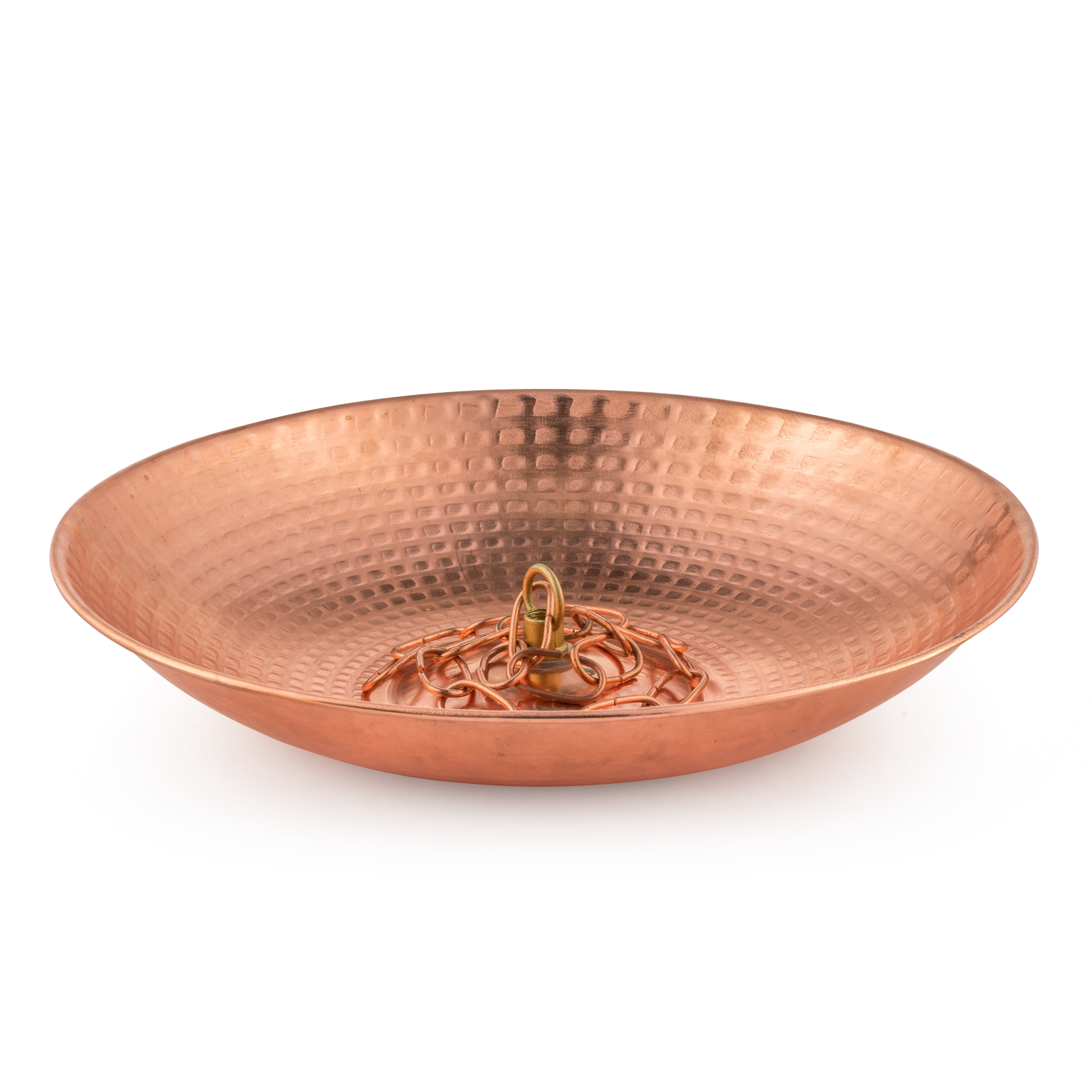 Arlmont & Co. Marrgon 11" Copper Anchoring Basin - Hammered Metal Bowl ...