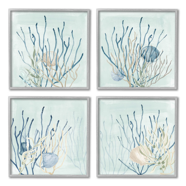 Stupell Industries " Swimming Underwater Sea Life Coral " by Lucille ...