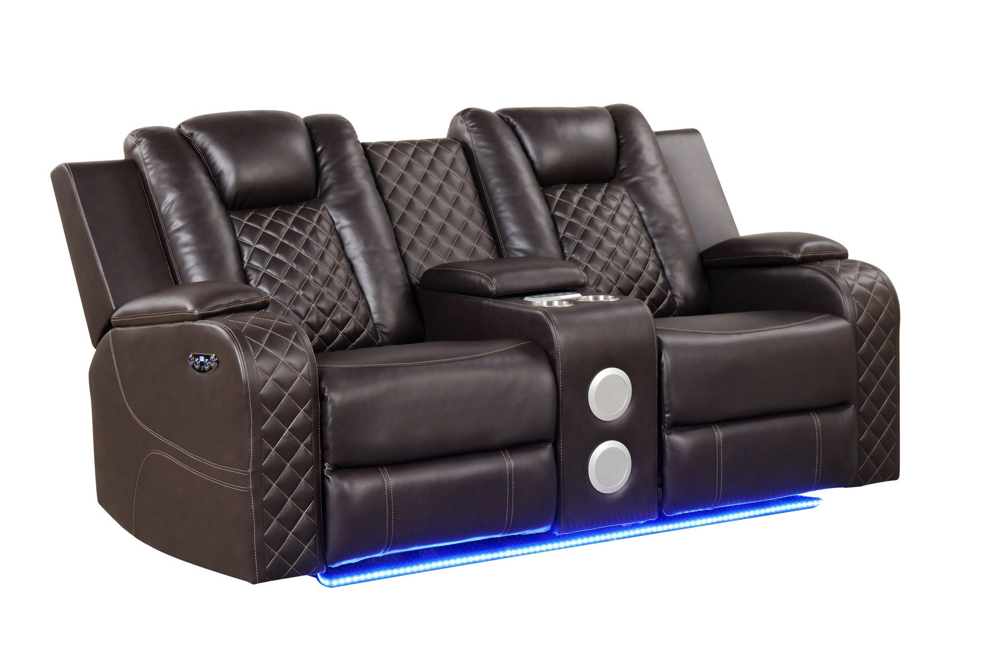 Orren Ellis Stephine 73.23" Upholstered Reclining Loveseat | Wayfair