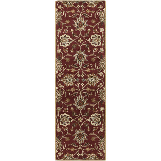 Birch Lane™ Arden Hand Tufted Wool Floral Rug & Reviews | Wayfair