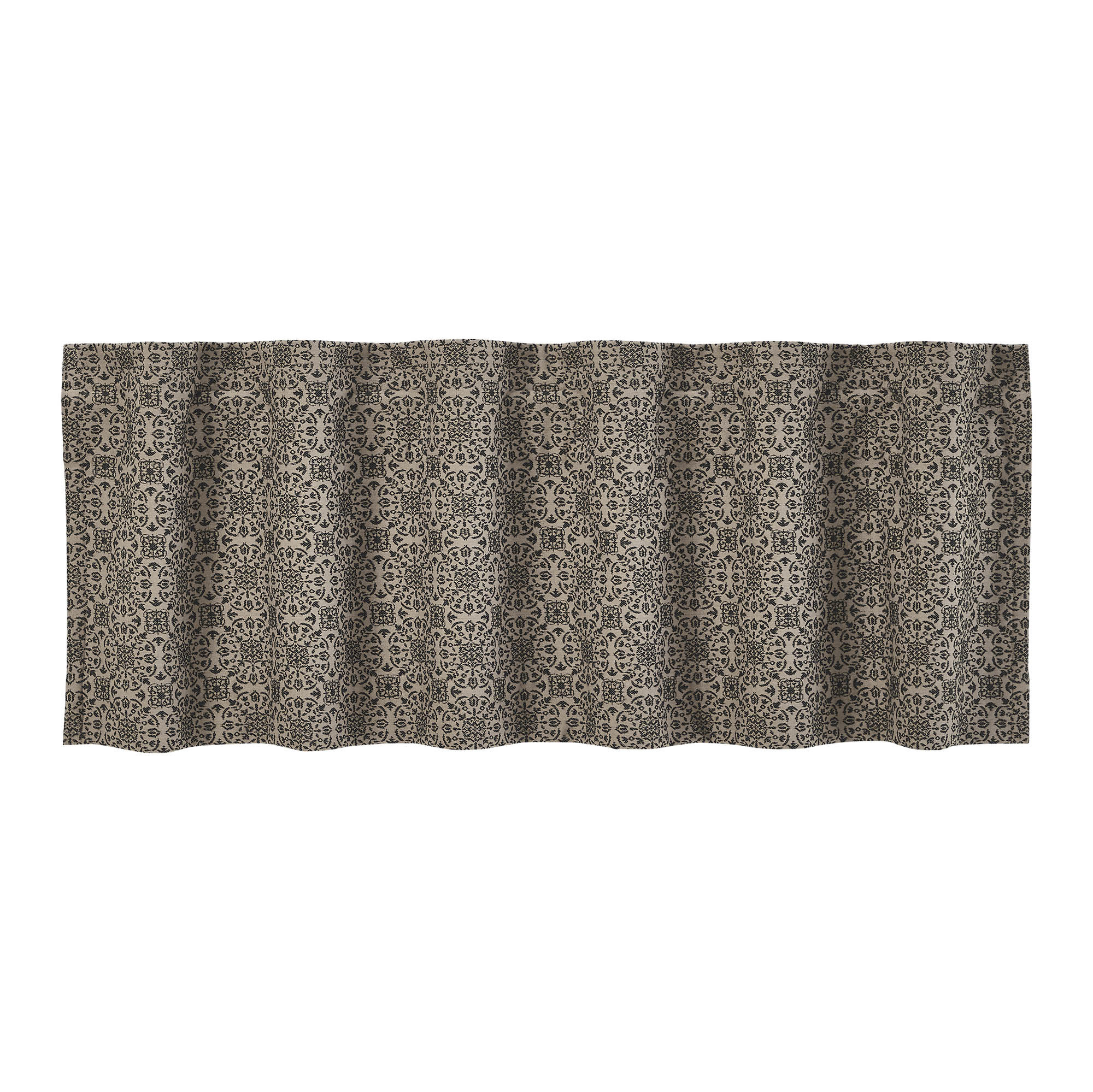 VHC Brands Custom House Geometric Tailored 60'' W Window Valance | Wayfair