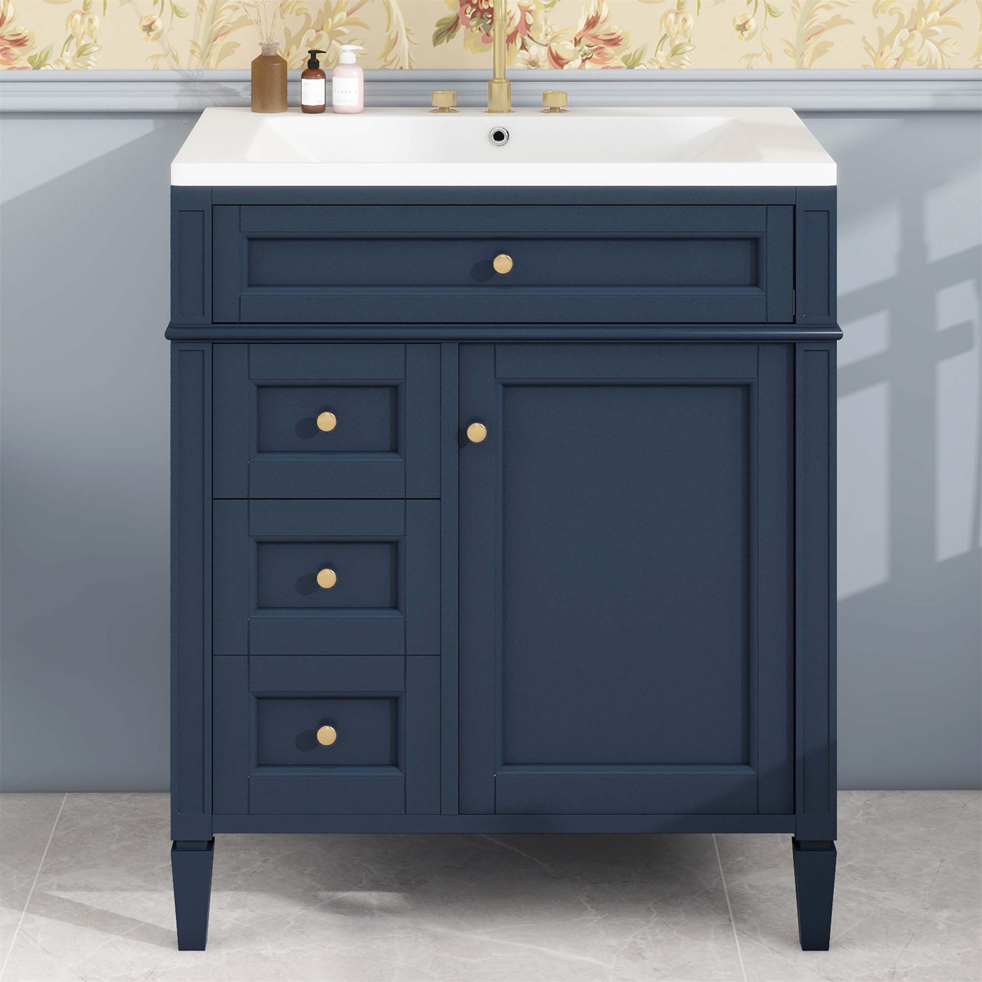 Alcott Hill® Fritsche 30'' Bathroom Vanity With Top Sink, Modern ...