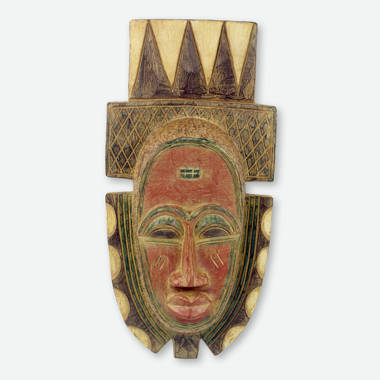 World Menagerie Fia African Tribal Chief Wood Wall Mask Carved Wall ...