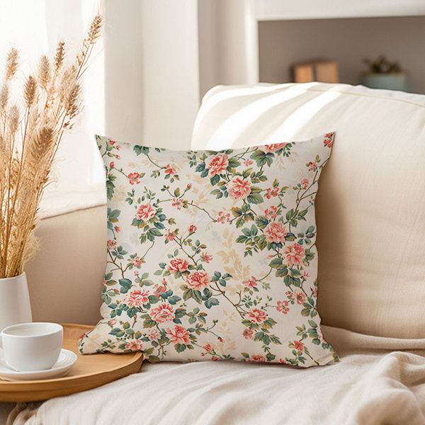 Red Barrel Studio® Koblas Floral Pillow Cover | Wayfair