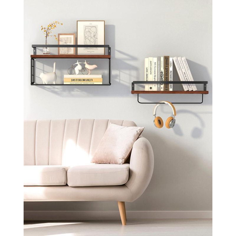 17 Stories Kinard Wall Bathroom Shelves | Wayfair