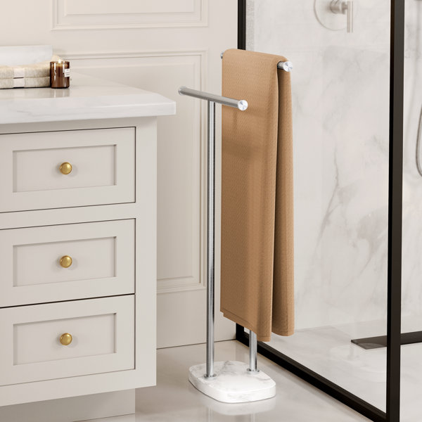 KES Free Standing Bath Towel Racks For Bathroom, 10.5 Lbs Weighted ...