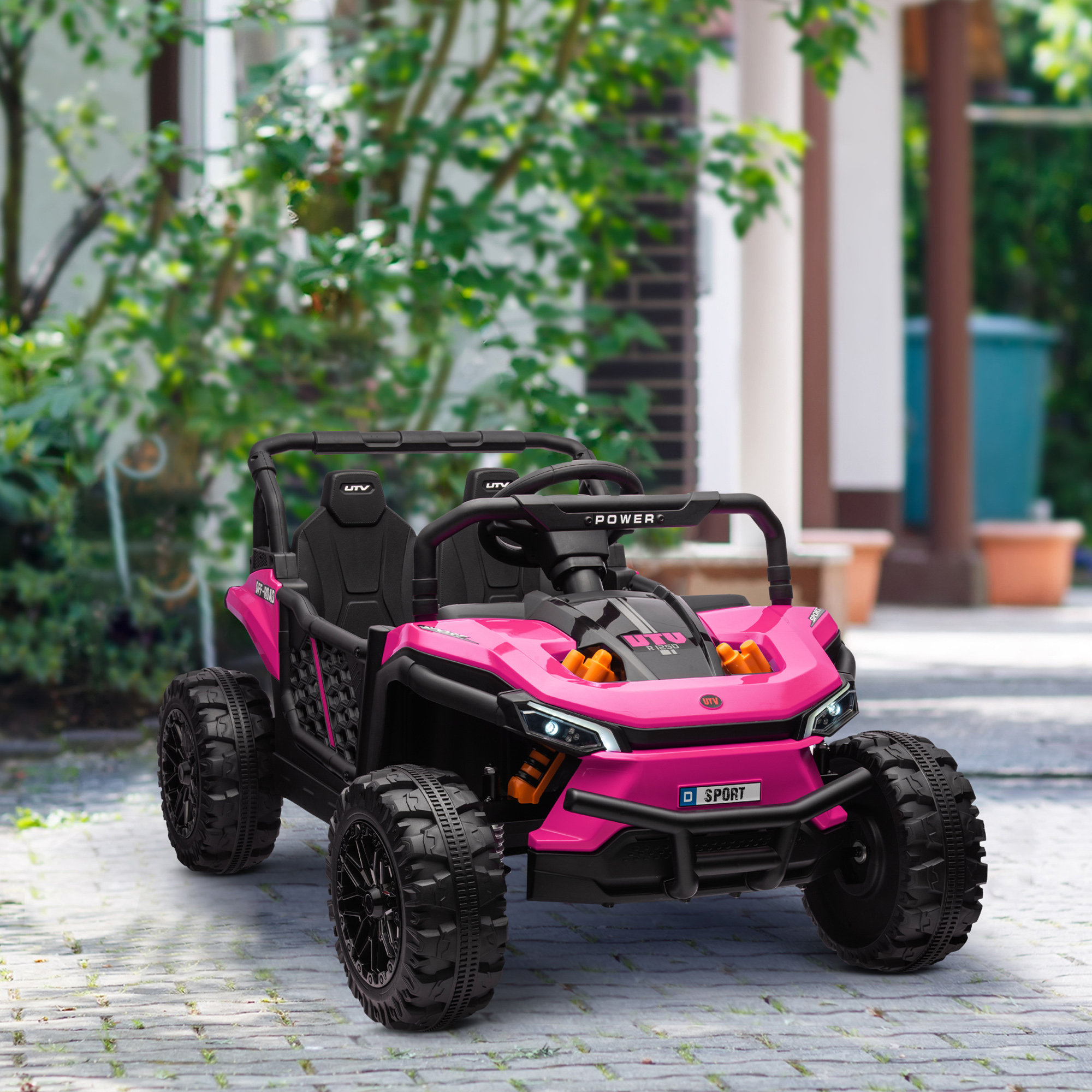 Qaba 12V Kids Ride On Car w/ Remote Control, Spring Suspension | Wayfair