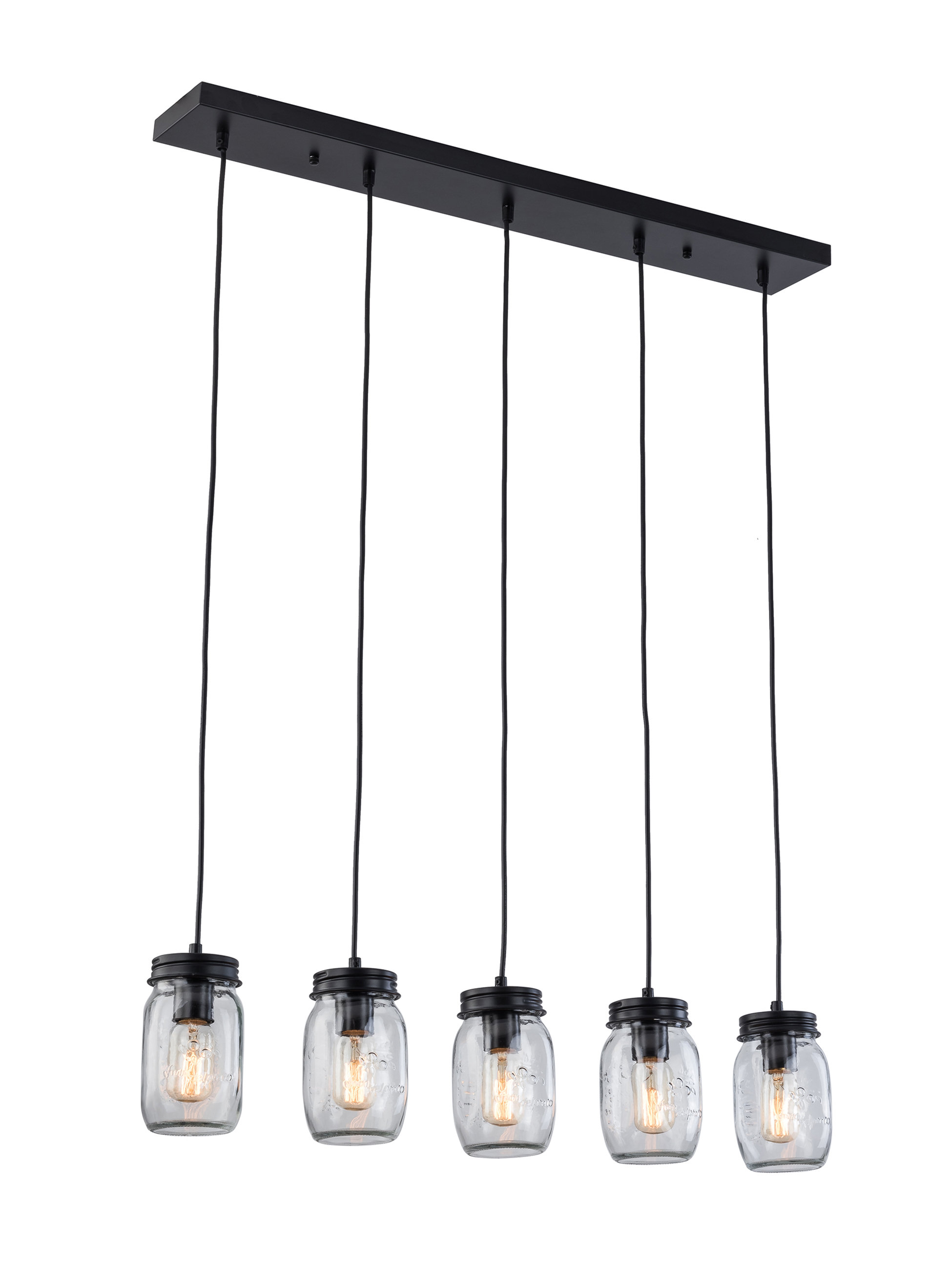 Rosalind Wheeler Modern 5-Light Seeded Glass Shade Chandeliers Ceiling ...
