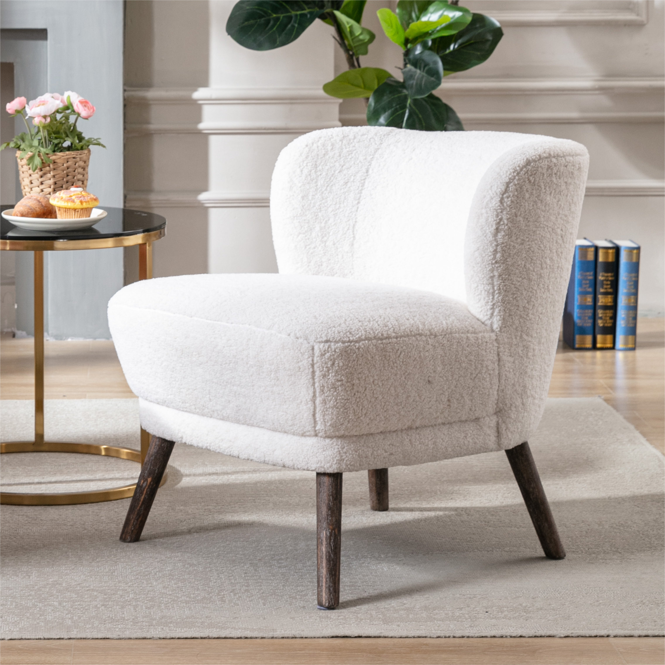 George Oliver Corinne 26.19" Wide Upholstered Side Chair & Reviews ...