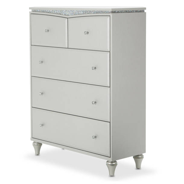 Michael Amini Melrose Plaza 5 - Drawer Dresser | Wayfair