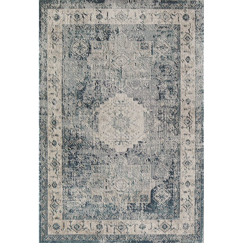 Union Rustic Claire Vintage French Toile Area Rug | Wayfair