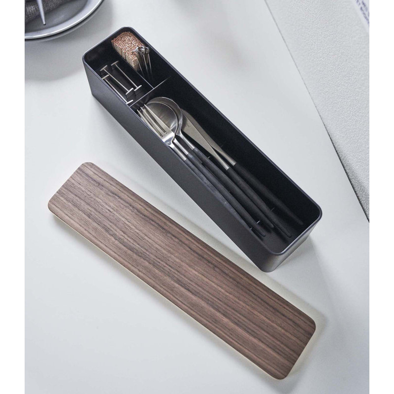 Yamazaki Home Rin Yamazaki Home Utensil Case Silverware Cutlery Holder ...