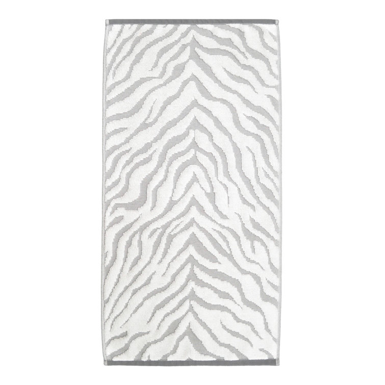 Bloomsbury Market Corbyn Zebra Print Bath Towel Single | Wayfair.co.uk