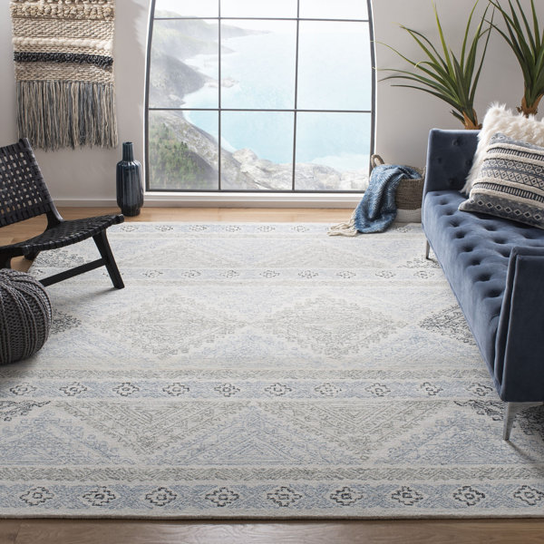 Union Rustic Garduno Hand Tufted Wool And Cotton Southwestern Rug ...
