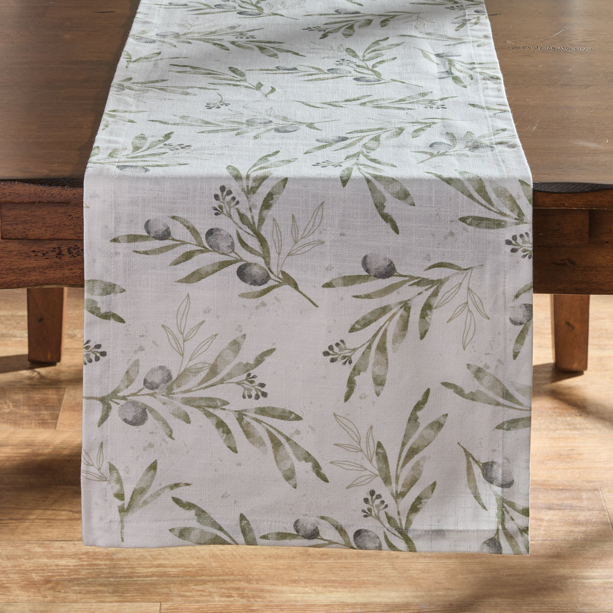 August Grove® Byanka Runner Floral Cotton Table Runner | Wayfair
