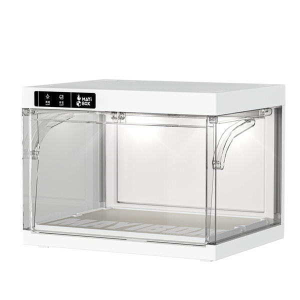 HOVEYY Smart LED Display Case, Auto Clear Shoe Storage Boxes With LED ...