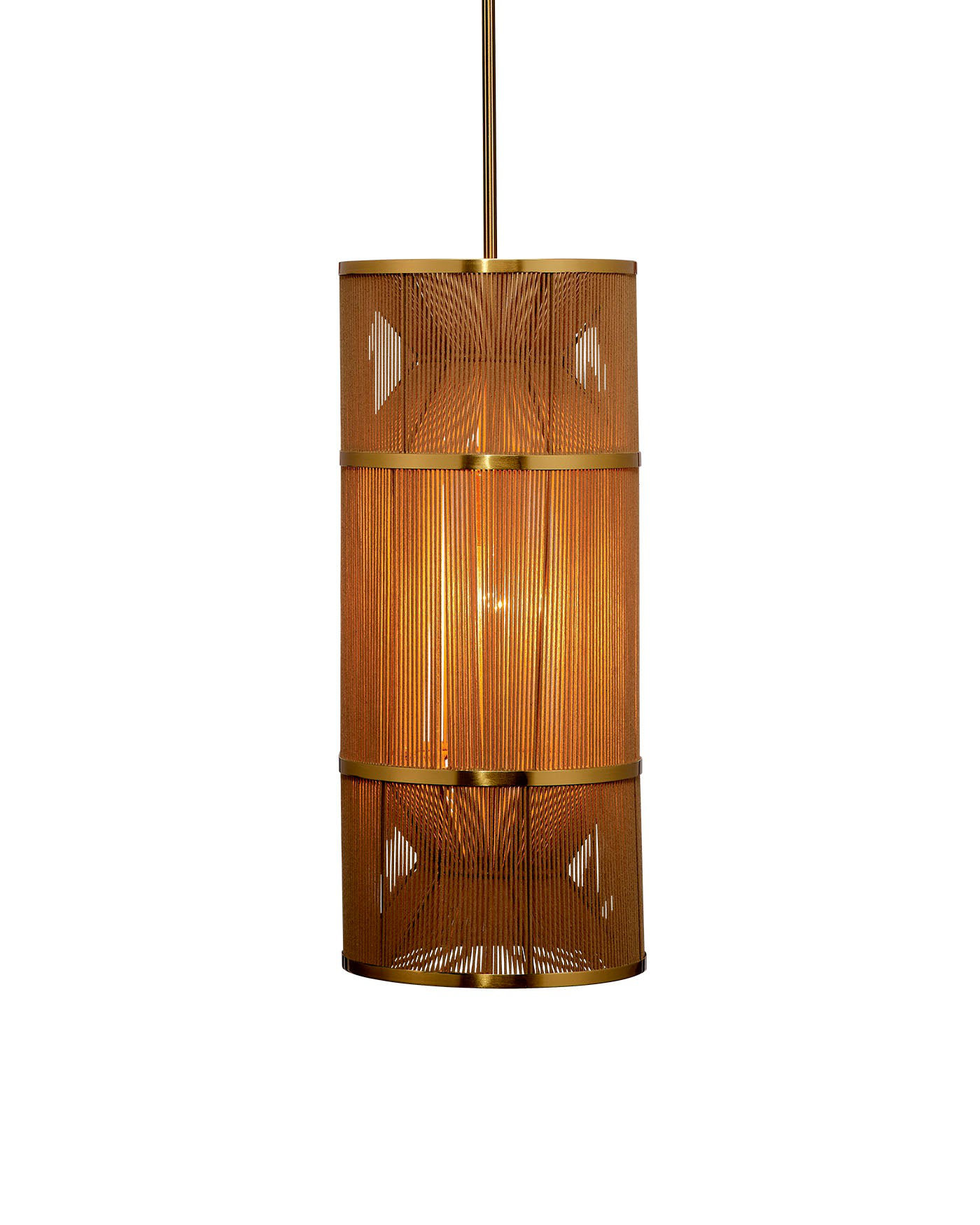 Jamie Young Company Congruent 1-Light Iron and Cotton Pendant | Perigold