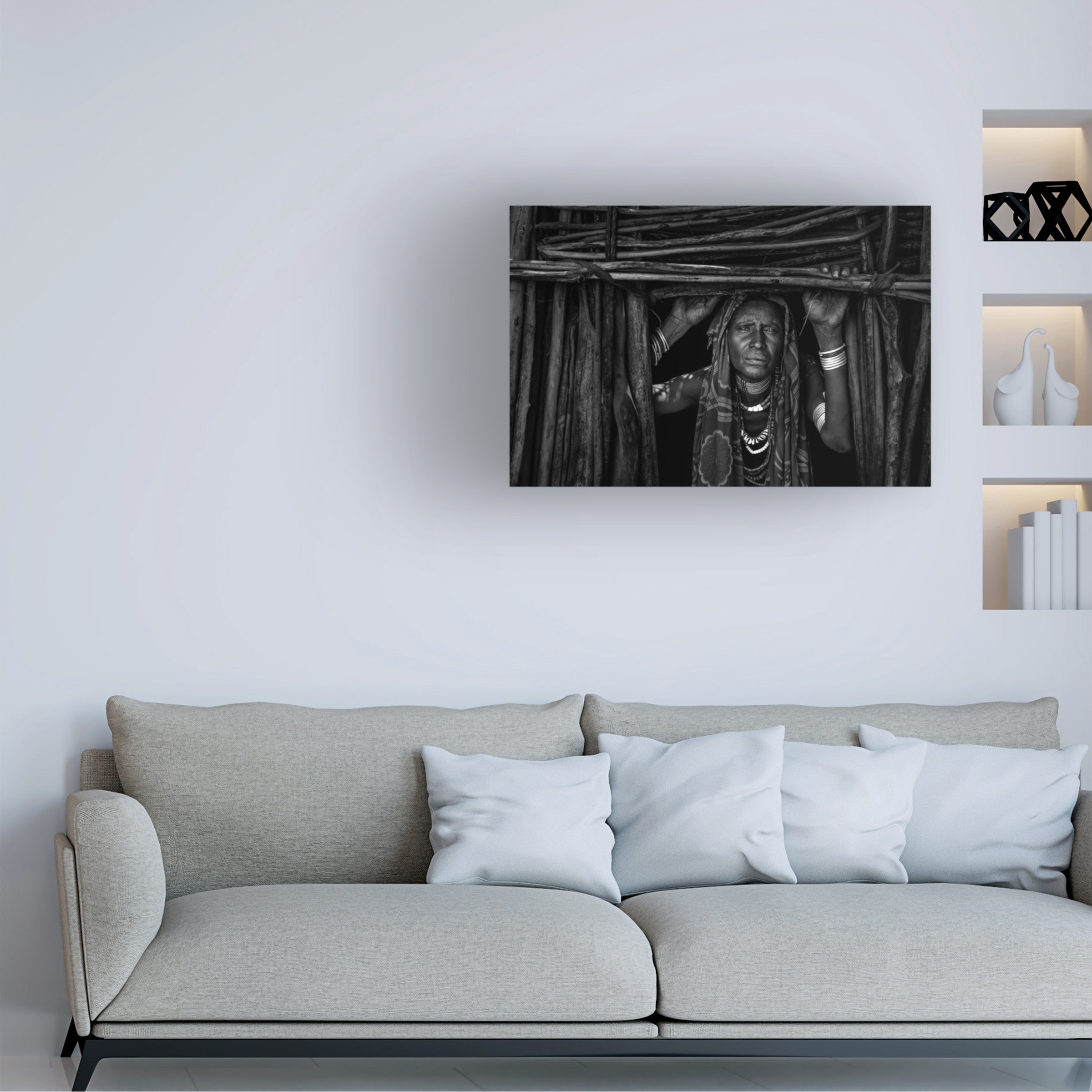 Ebern Designs Mohammed Al Sulaili Old Lady Canvas Art | Wayfair
