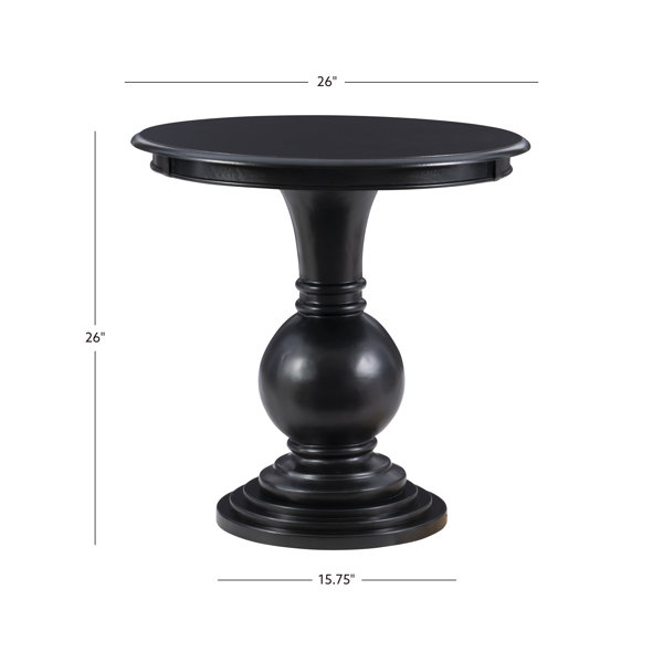 Three Posts™ Knight 26” Round Pedestal End Table & Reviews | Wayfair