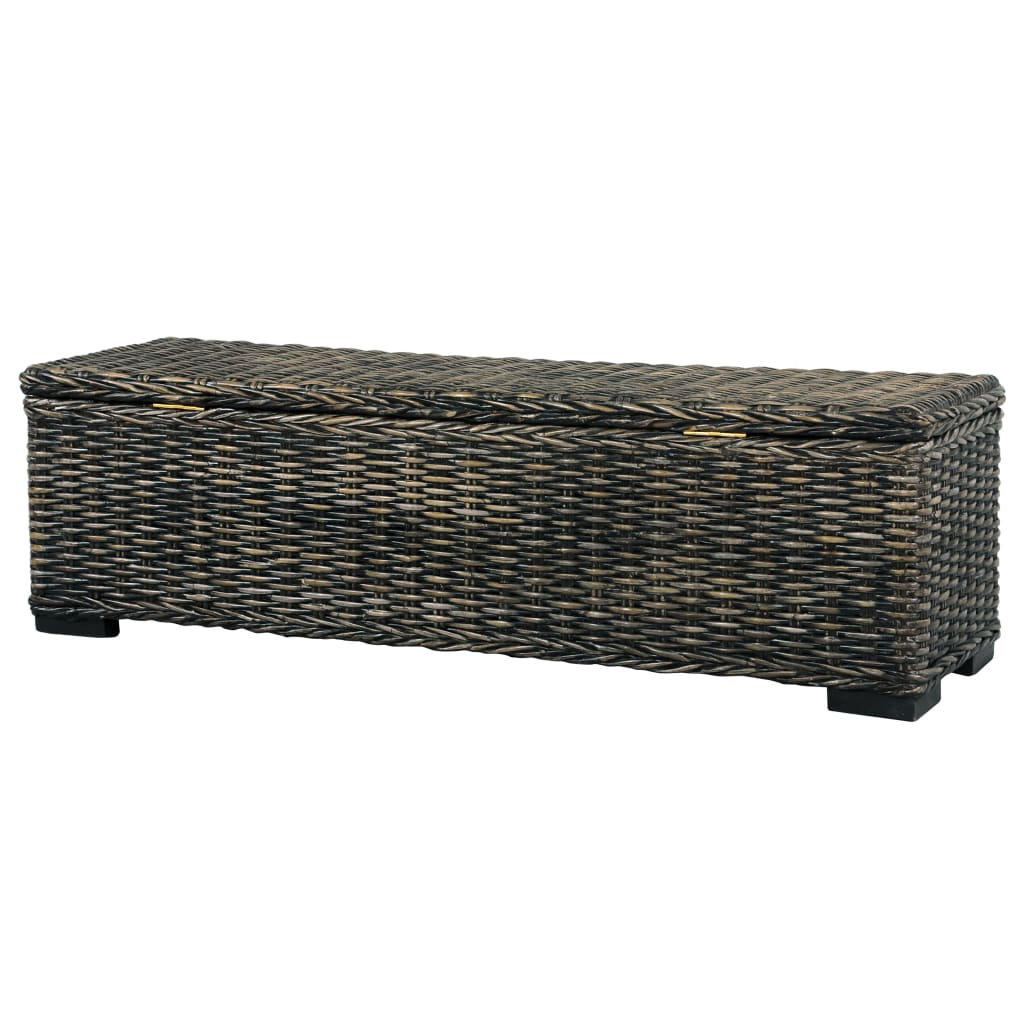 Dovecove Armstrong Wicker Storage Bench & Reviews | Wayfair