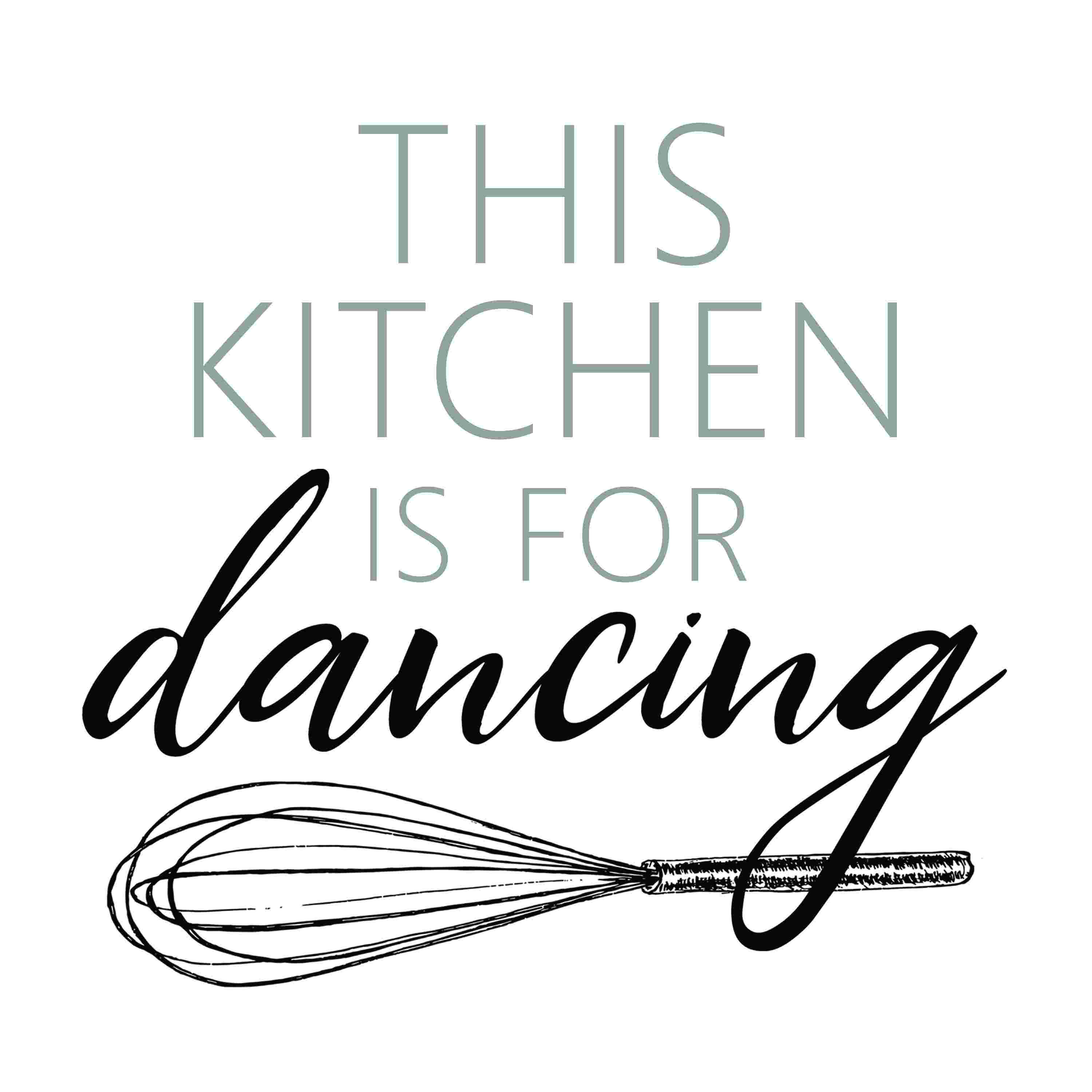 Trinx Kitchen Dancing Whisk - Wrapped Canvas Textual Art | Wayfair