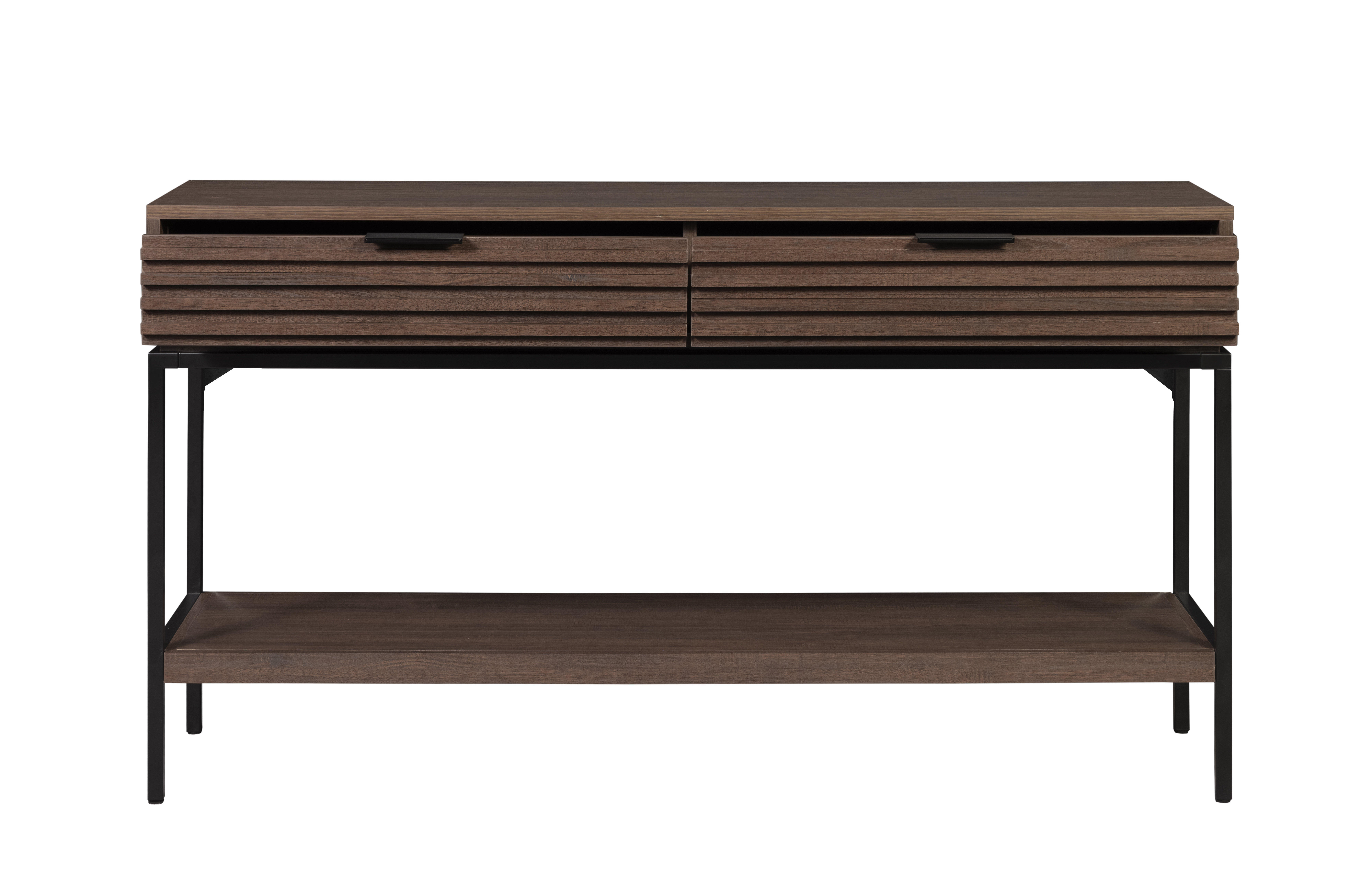 Latitude Run® Console Table W/2 Drawers Brown 55x16x30 | Wayfair