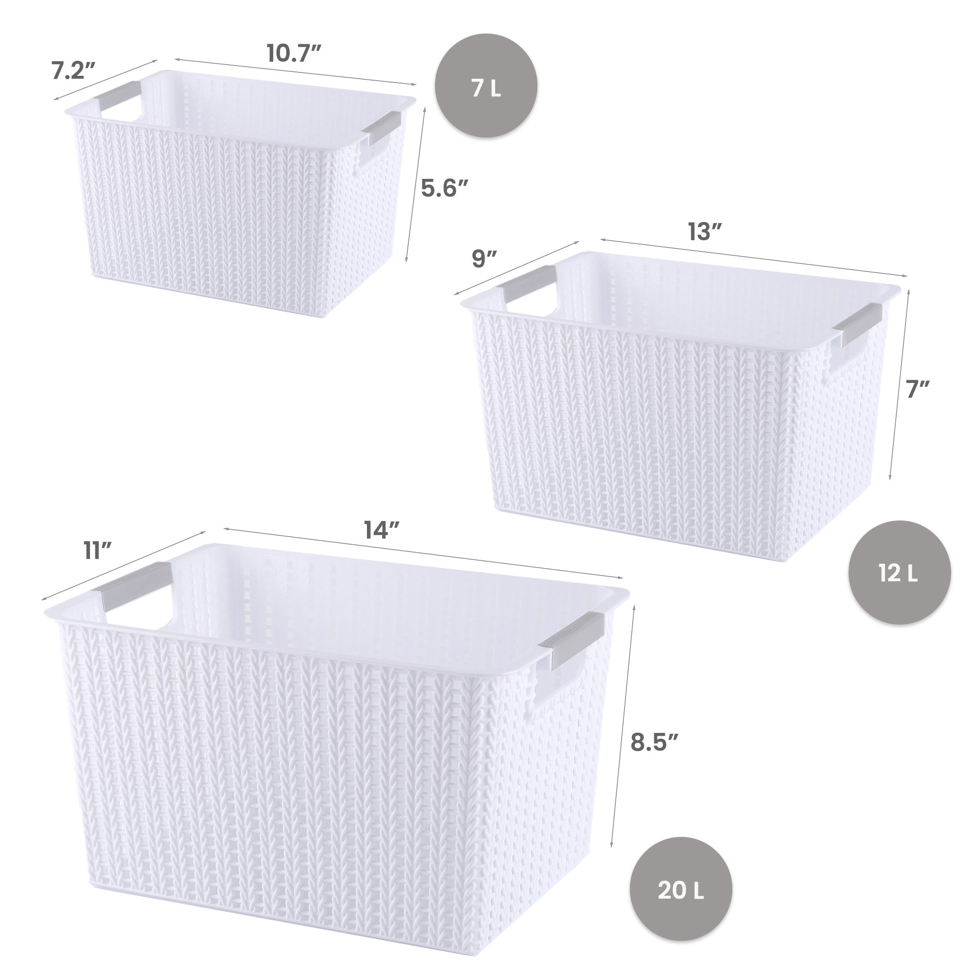 Rebrilliant Plastic Bin Set & Reviews - Wayfair Canada