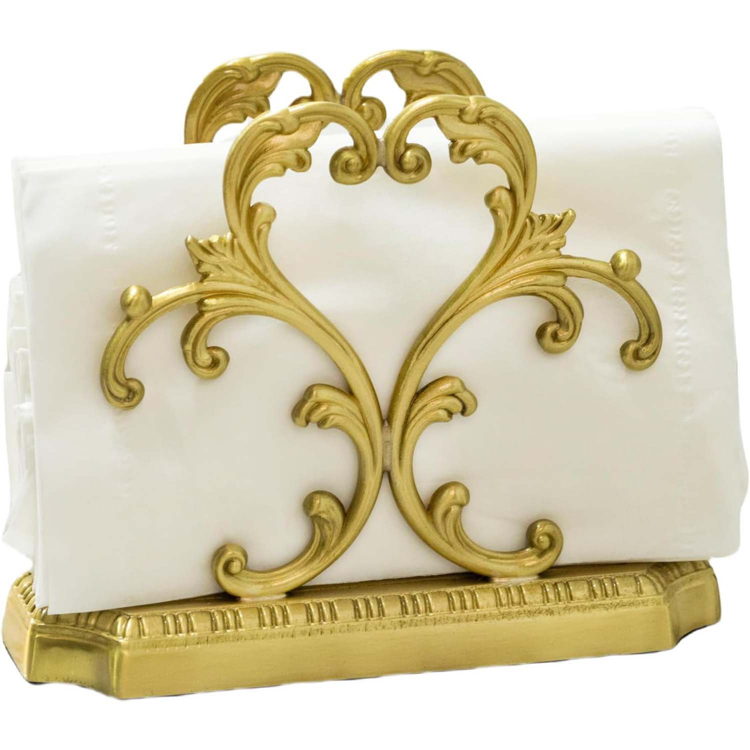 Rosdorf Park Brass Napkin Holder For Table,Gold Napkin Holder,Kitchen ...