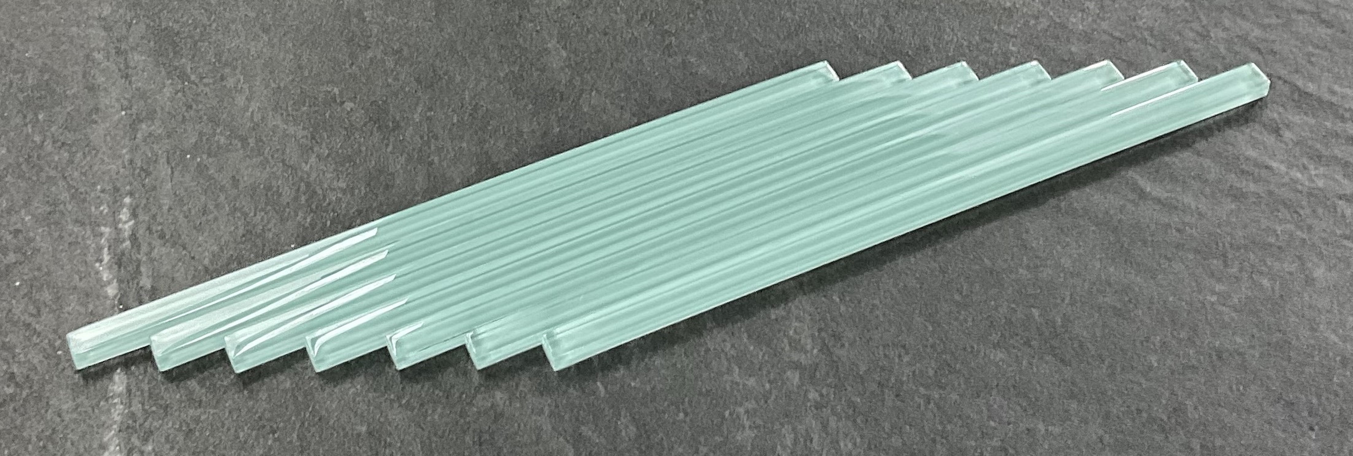 ES Stone 11.75'' L x 0.5'' W Glass Tile Trim & Reviews | Wayfair