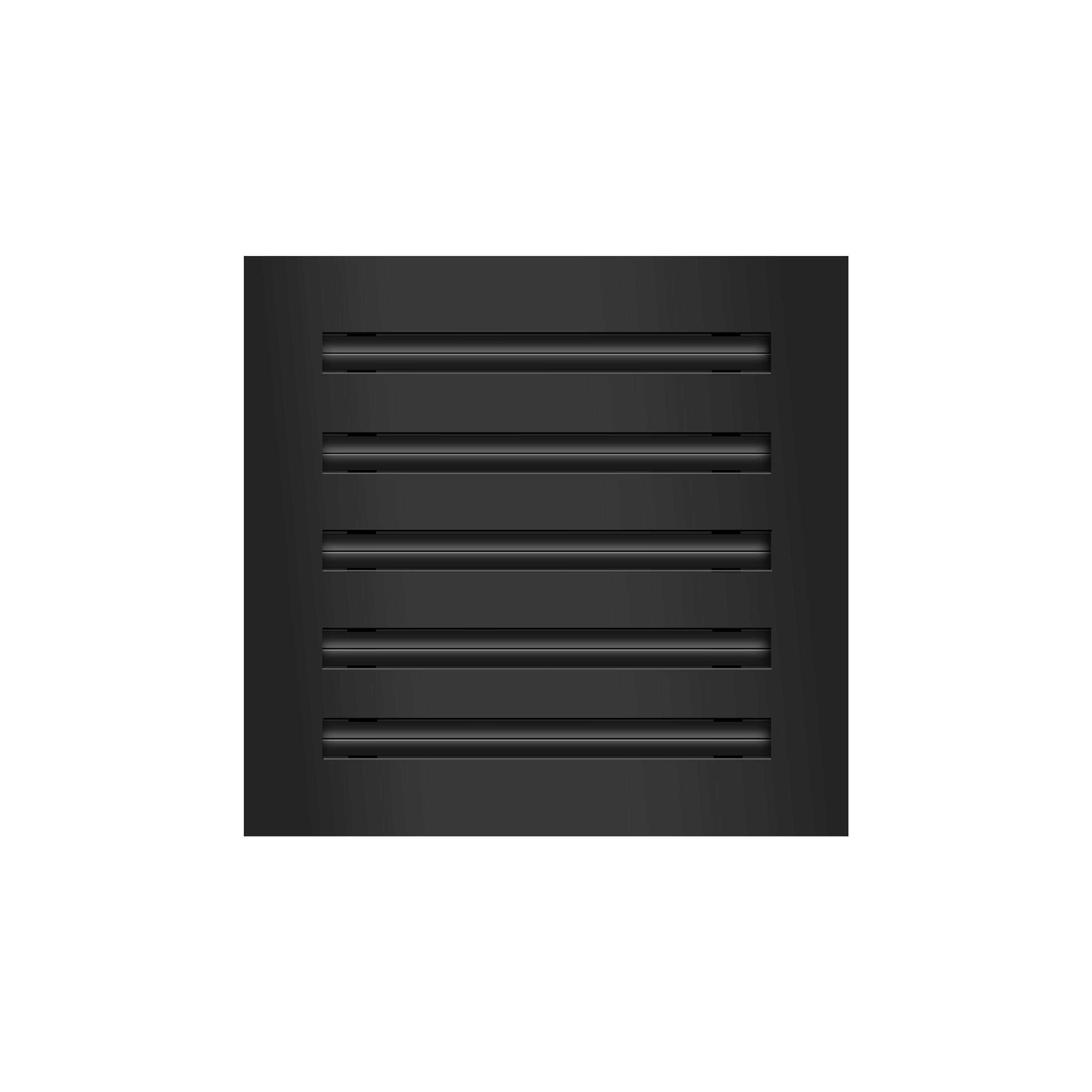 Texas Buildmart BUILDMART - 10x10 Black Modern AC Vent Cover - Standard ...