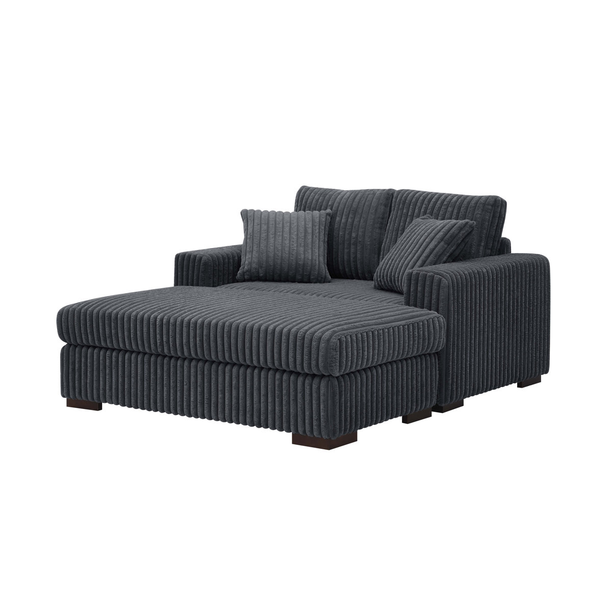 Latitude Run® Corduroy Ridge Oversized Chaise Lounge | Wayfair