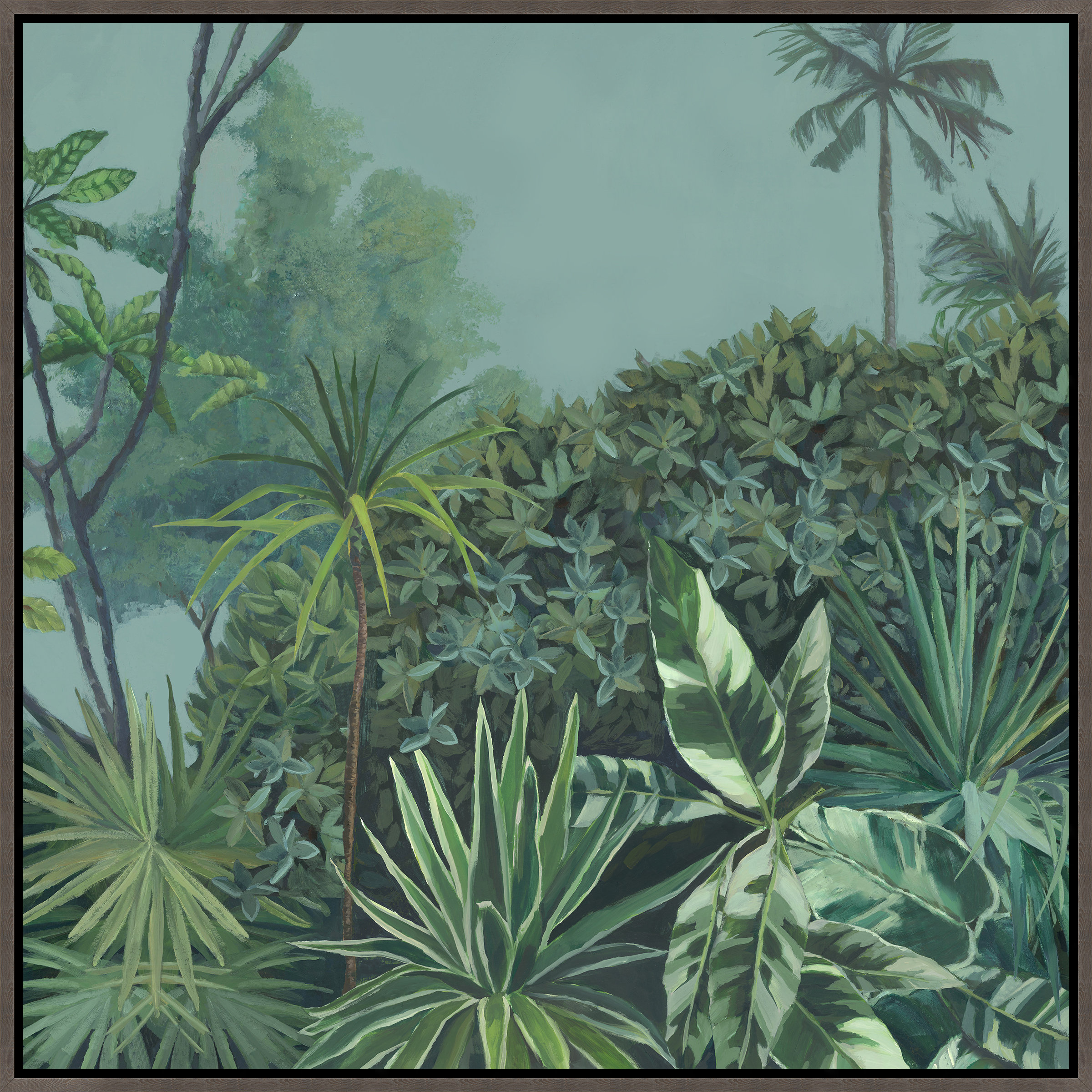 Chelsea Art Studio Fern Cassidy Tropical Vignette Framed On Canvas by ...