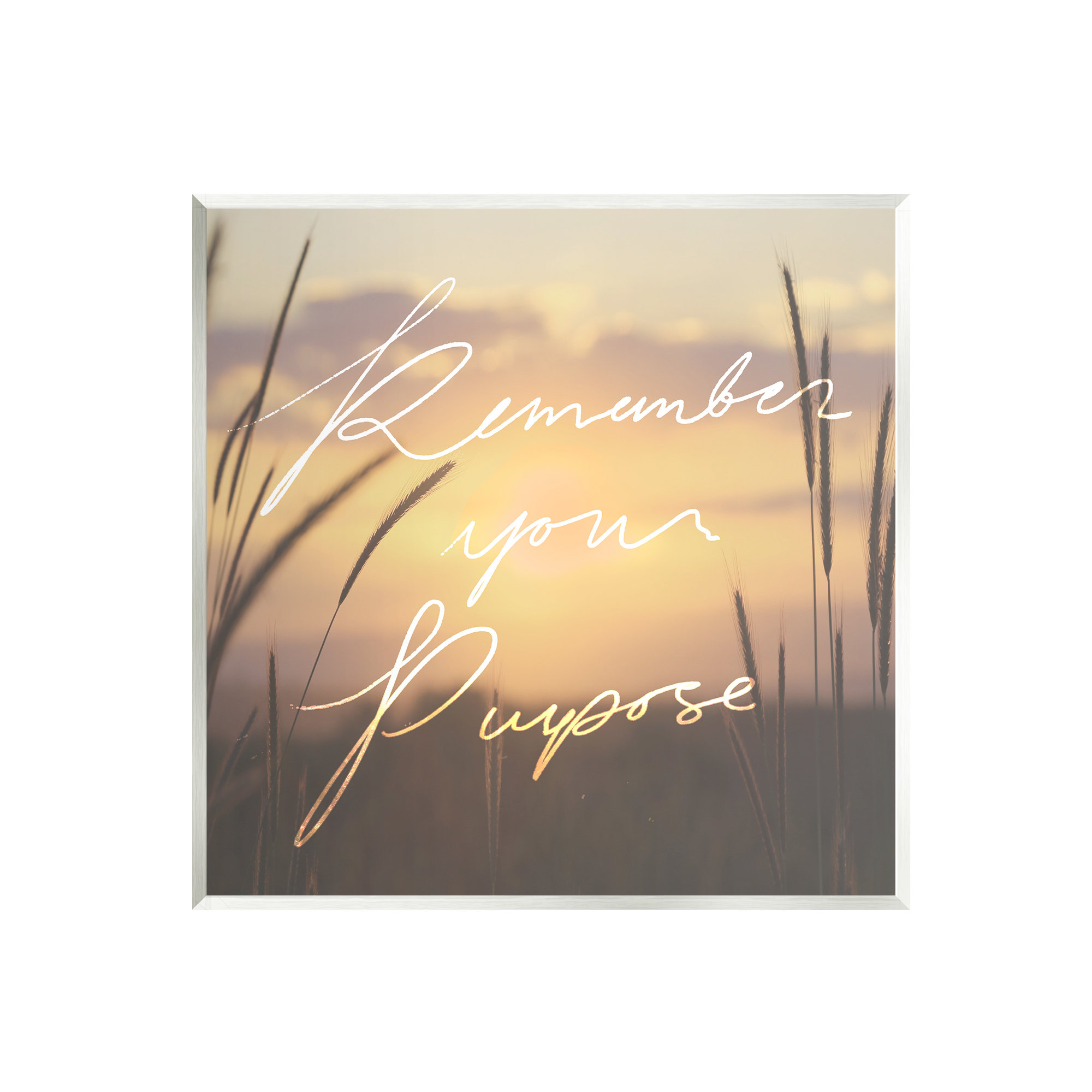 Ebern Designs Remember Your Purpose Sunset by Lil' Rue - Graphic Art ...