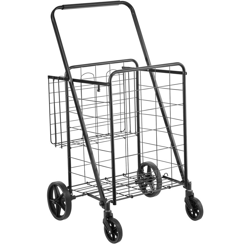 VEVOR Folding Shopping Cart & Reviews | Wayfair