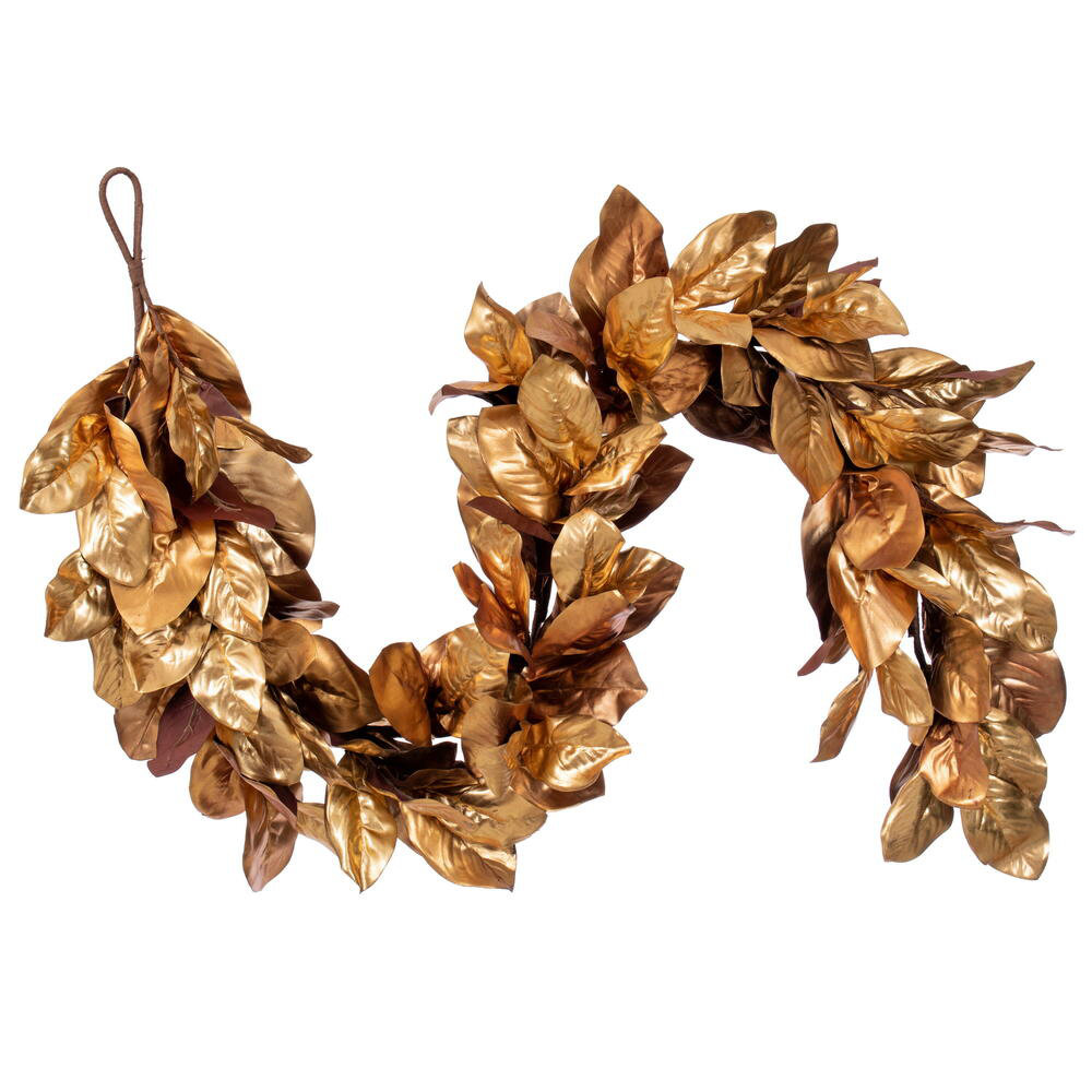 Primrue 72 in. Faux Magnolia Garland & Reviews | Wayfair
