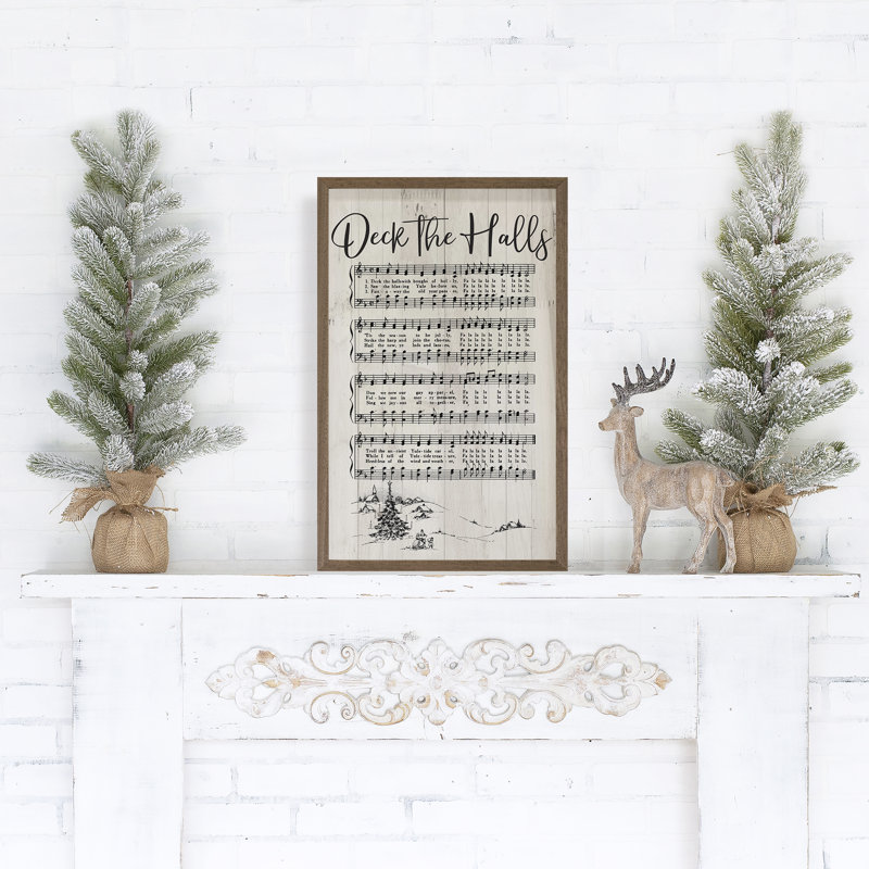 The Holiday Aisle® Sheet Music Deck the Halls | Wayfair