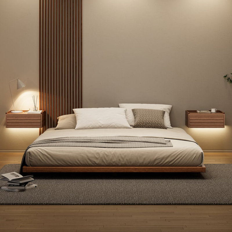 zen style platform bed