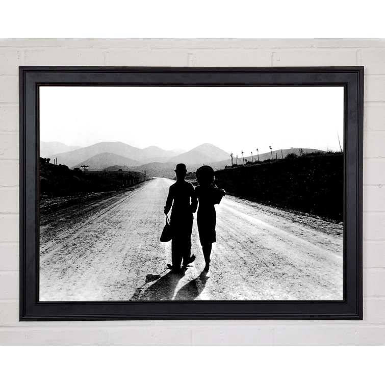 Ebern Designs Charlie Chaplin The Long Walk Home - Single Picture Frame ...